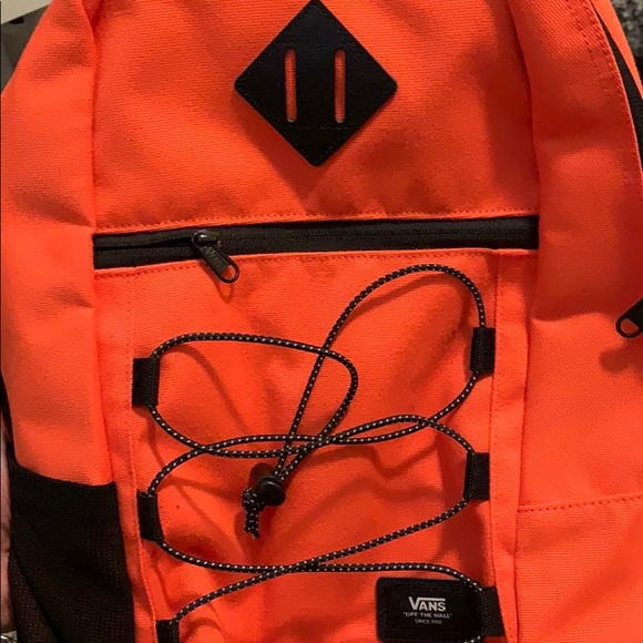 Vans | Bags | Orange Flame Snag Backpack Vans | Poshmark